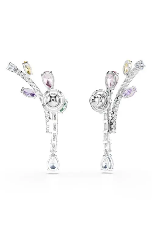 SWAROVSKI Ariana Grande Crystal Drop Earrings - Silver/multi