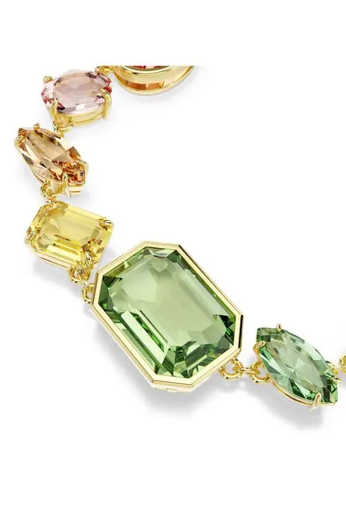 SWAROVSKI Gema Crystal Bracelet - Gold/multi