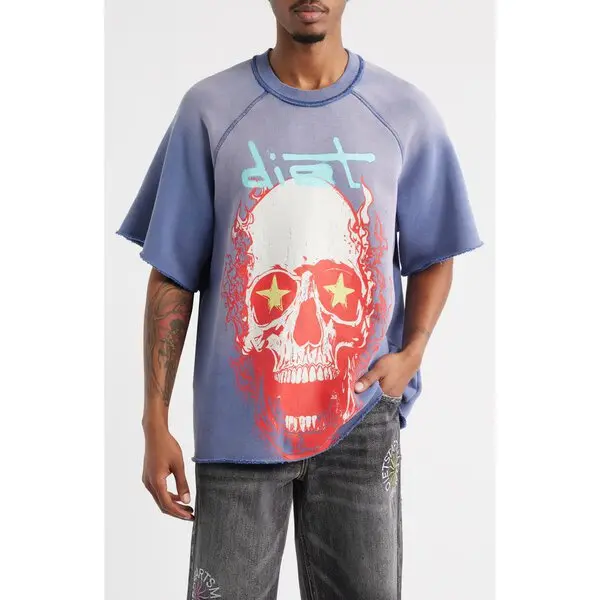 DIET STARTS MONDAY Skull Graphic T-shirt