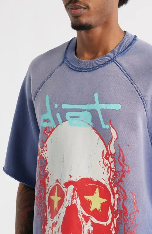 DIET STARTS MONDAY Skull Graphic T-shirt