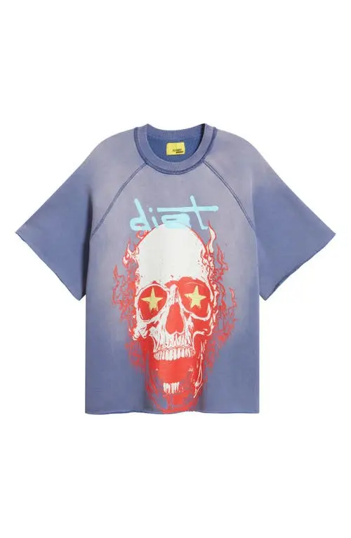 DIET STARTS MONDAY Skull Graphic T-shirt