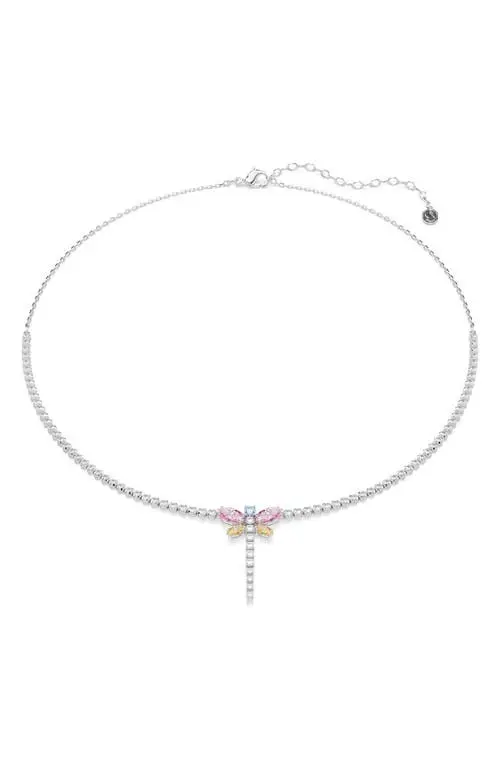 SWAROVSKI Ariana Grande Dragonfly Pendant Necklace - Silver/multi