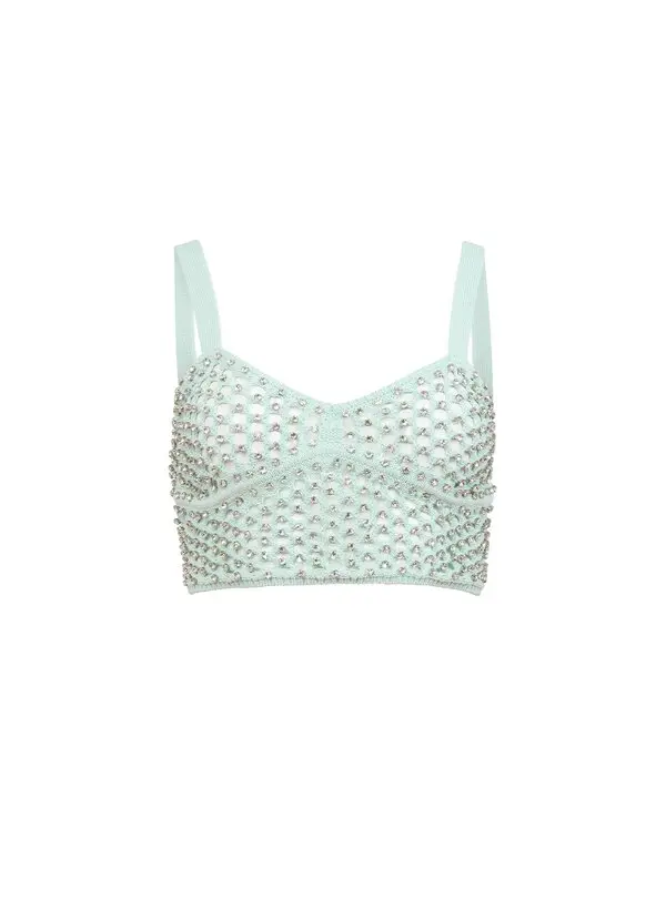 FLEUR DU MAL Spotlight Bralette - Frosted Mint