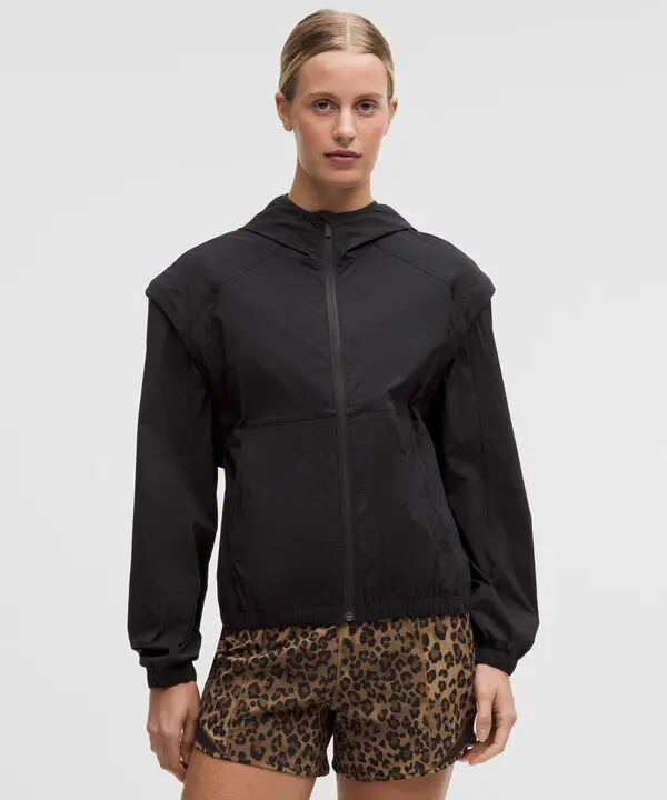 Lululemon Convertible Windbreaker - Black/black