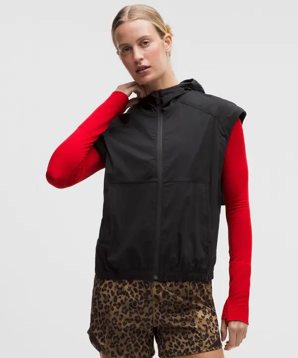 Lululemon Convertible Windbreaker - Black/black