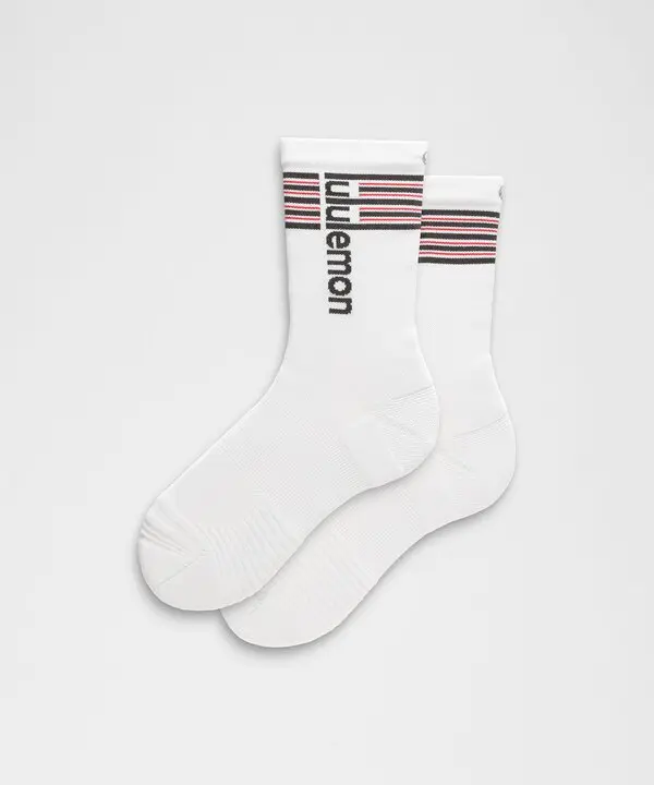 Lululemon Power Stride Crew Socks - White