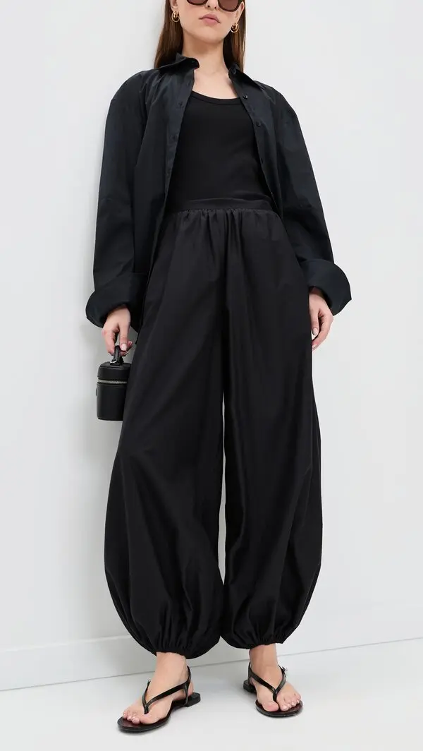 JAMIE HALLER Balloon Pants - Black
