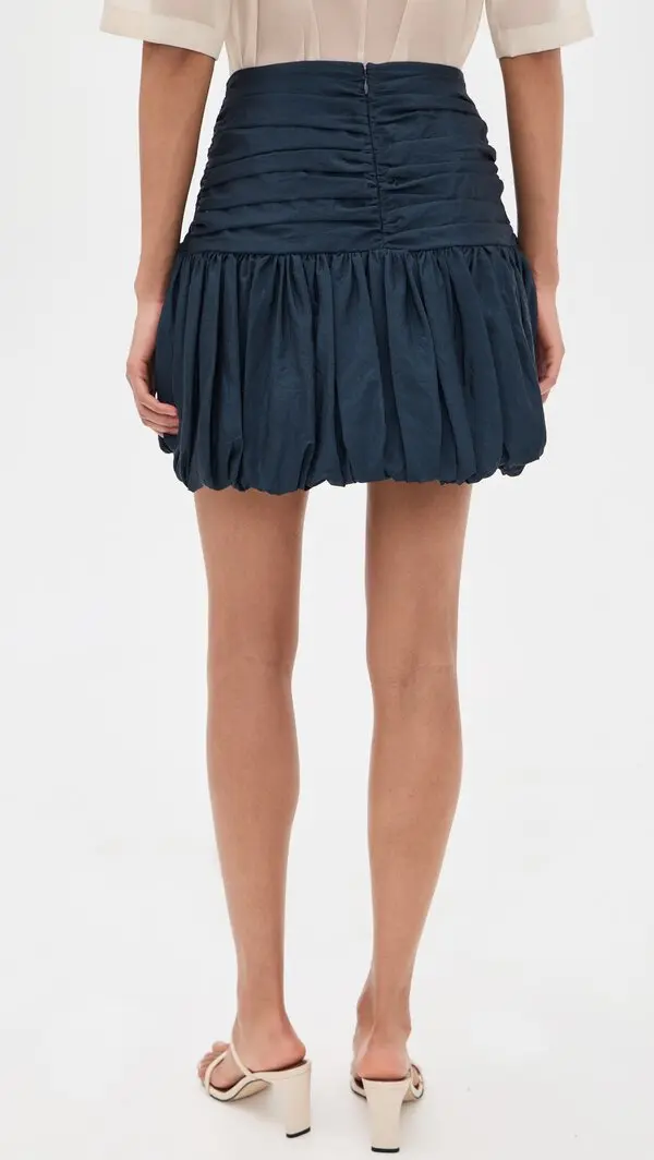 Cinq À Sept Kaldi Bubble Mini Skirt - Navy