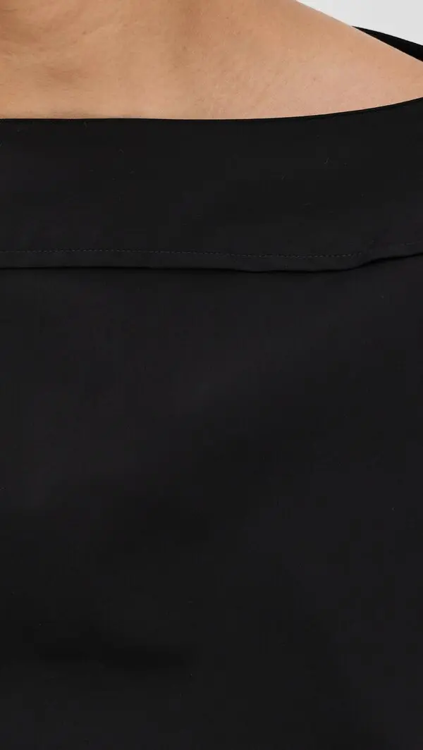 Theory Stretch Boat Neck Blouse