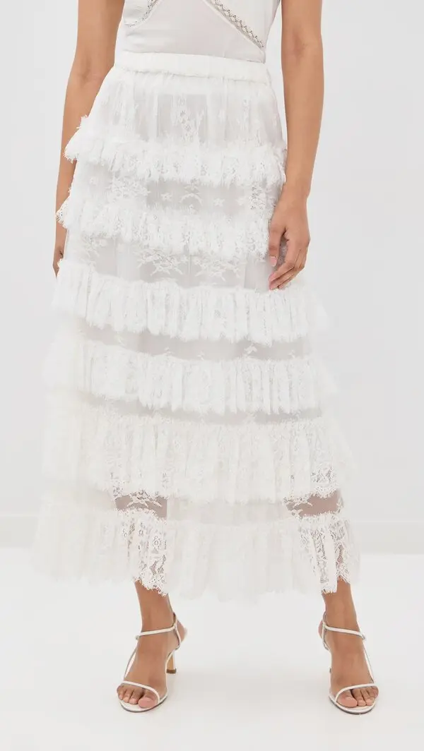 Sea Holden Lace Maxi Skirt