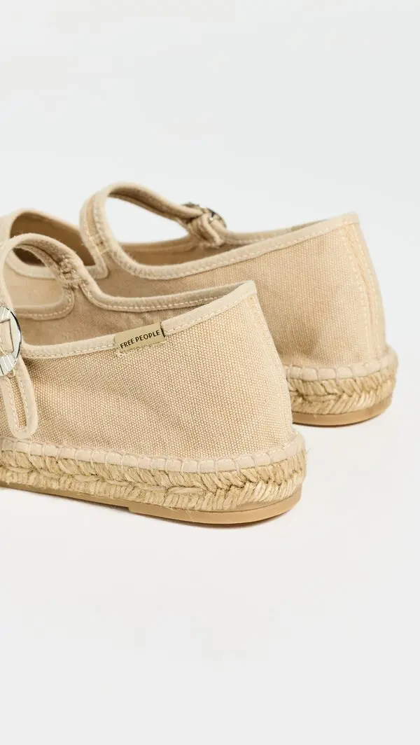 Free People Oasis Mary Jane Espadrilles - Sunstone Sand