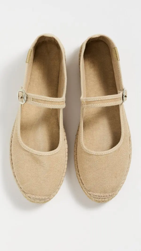 Free People Oasis Mary Jane Espadrilles - Sunstone Sand