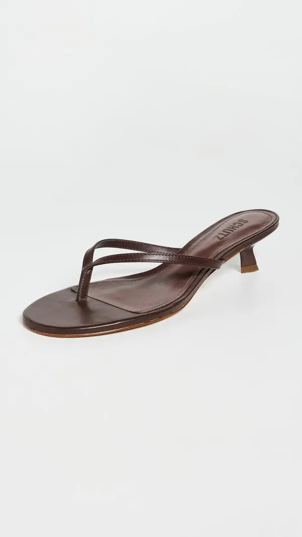 Schutz Carolyn Sandals - Root Brown
