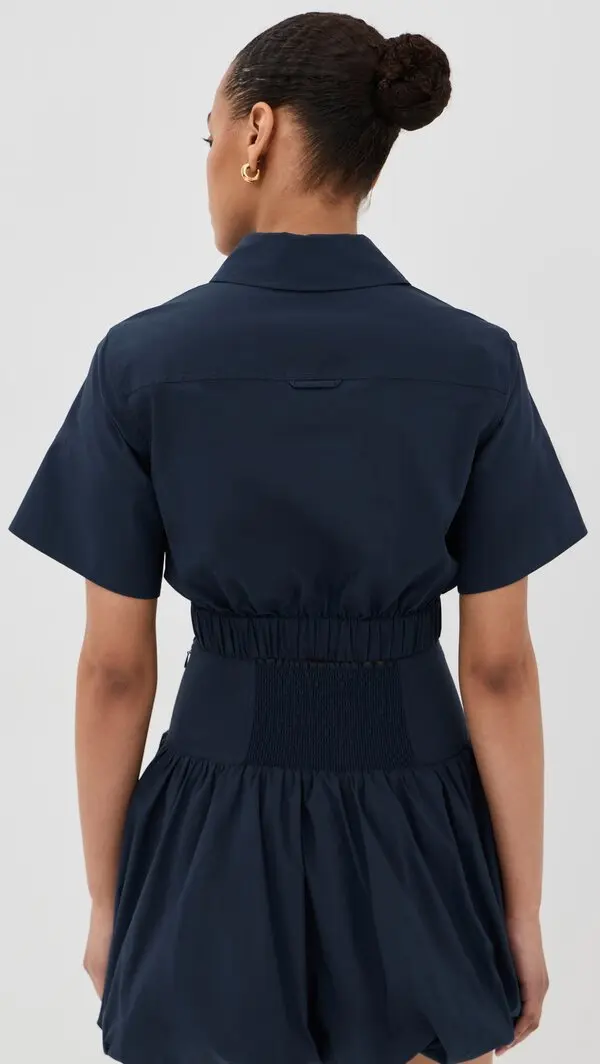 Simkhai Sabrina Button-down Top - Midnight