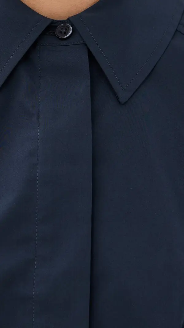 Simkhai Sabrina Button-down Top - Midnight
