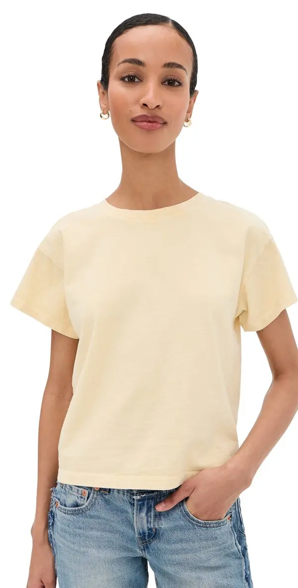 Rag & Bone Distressed Boxy Tee - Btter