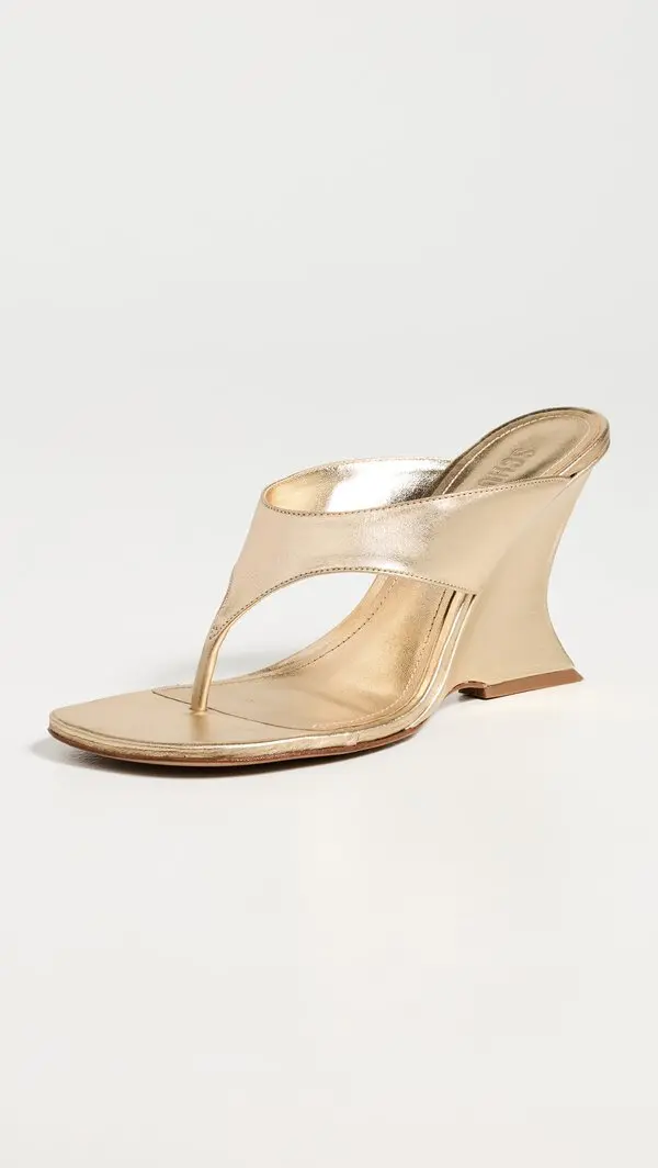 Schutz Maya Sandals - Platina