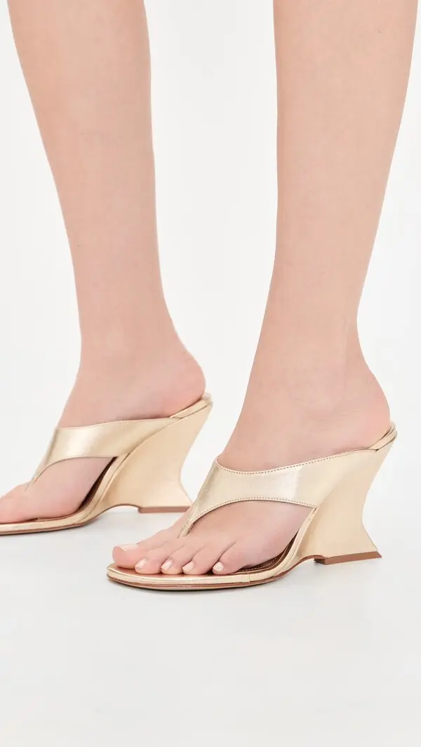 Schutz Maya Sandals - Platina