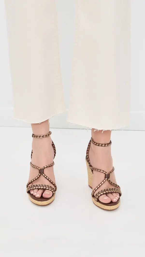 ALEXANDRE BIRMAN Elba 100mm Wedge Sandals