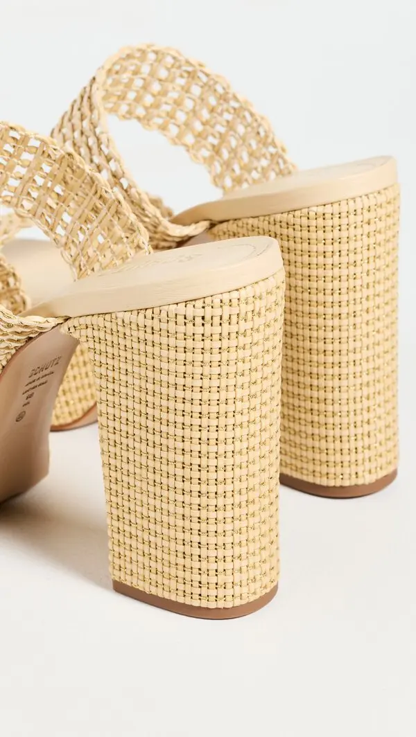 Schutz Aberdeen Sandals - Natural