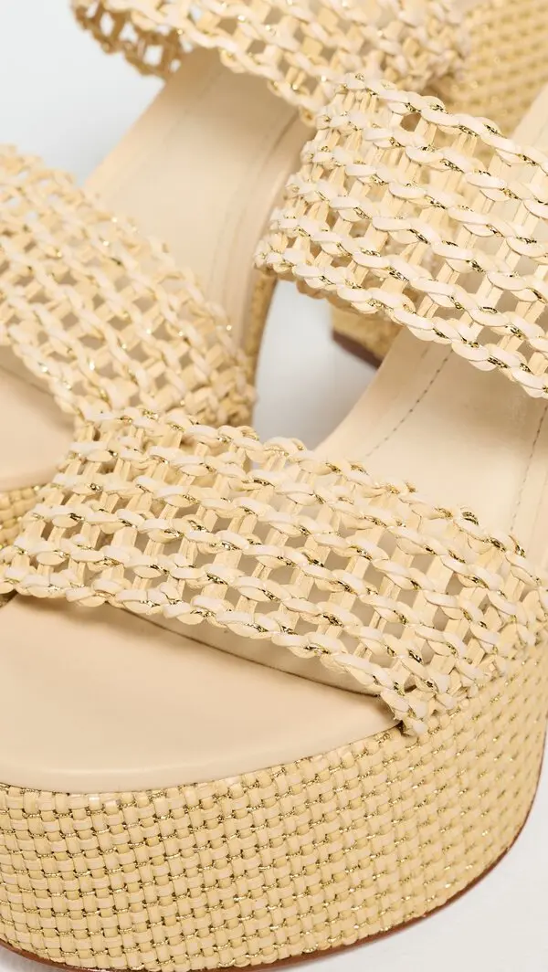 Schutz Aberdeen Sandals - Natural