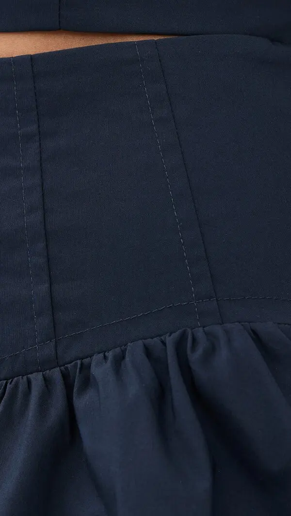 Simkhai Pippa Mini Skirt - Midnight