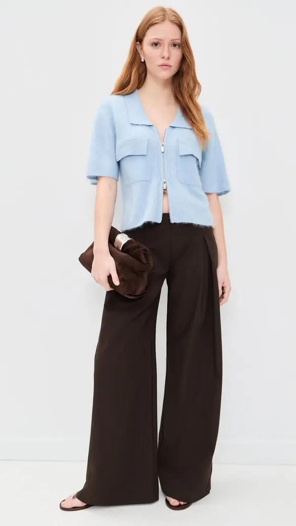 ALIGNE Brushed Wool Knitted Shirt
