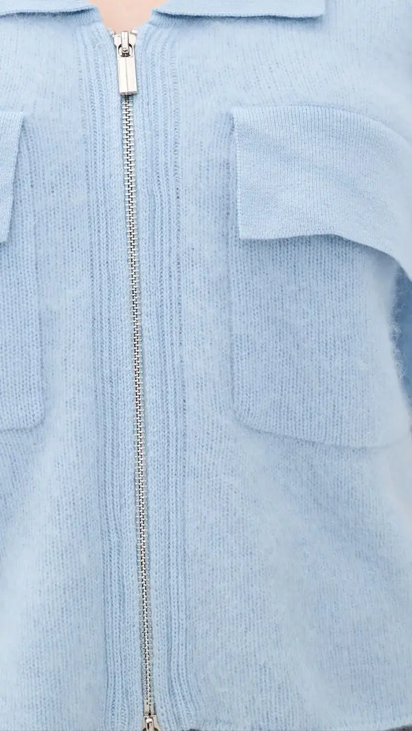 ALIGNE Brushed Wool Knitted Shirt