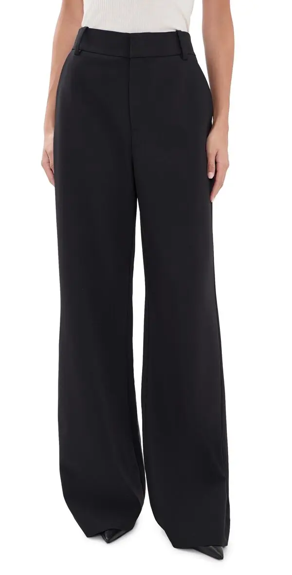 FAVORITE DAUGHTER The Jones Wide Leg Pants - Black