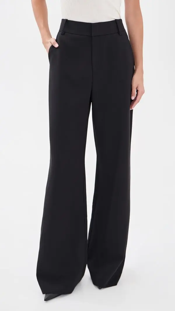 FAVORITE DAUGHTER The Jones Wide Leg Pants - Black