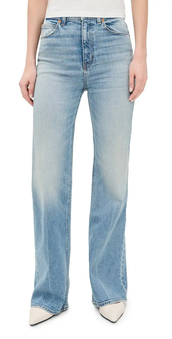 JAMIE HALLER The Crease Jeans - Beach Indigo