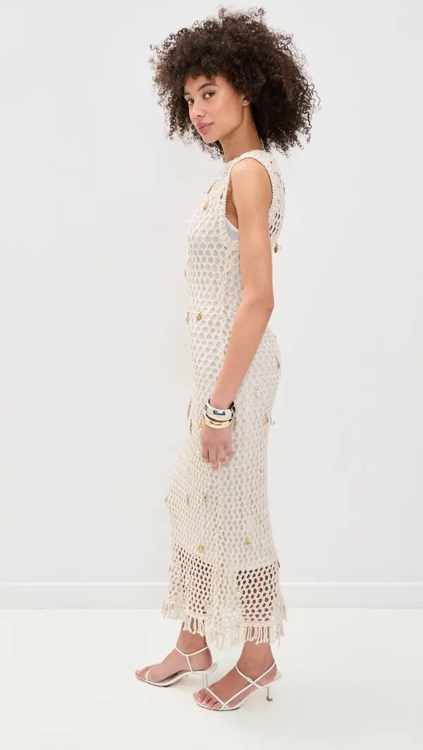 Simkhai Coralia Knit Charmed Midi Dress