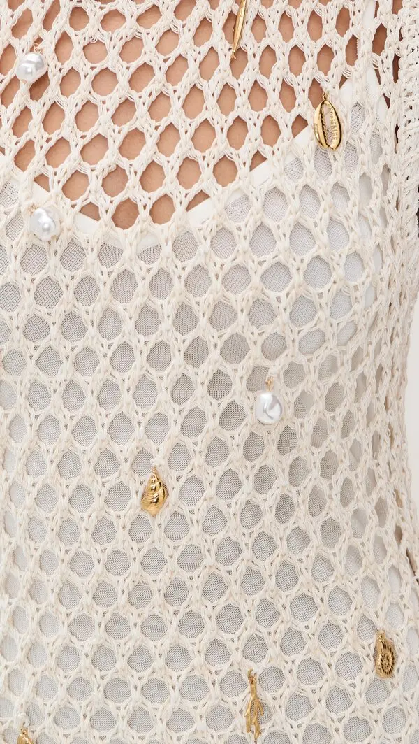 Simkhai Coralia Knit Charmed Midi Dress
