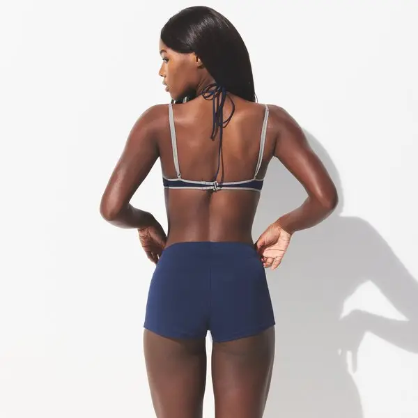 SKIMS Layered Plunge Bikini Top