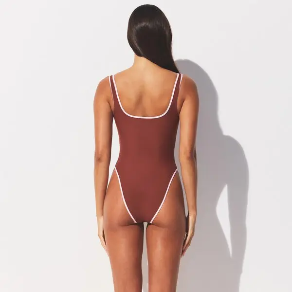 SKIMS Signature Swim Snap Front One Piece