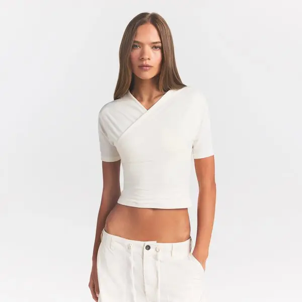 SKIMS Wrap Top - Marble