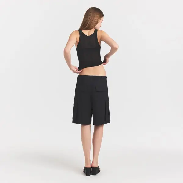 SKIMS Oversized Cargo Short - Onyx