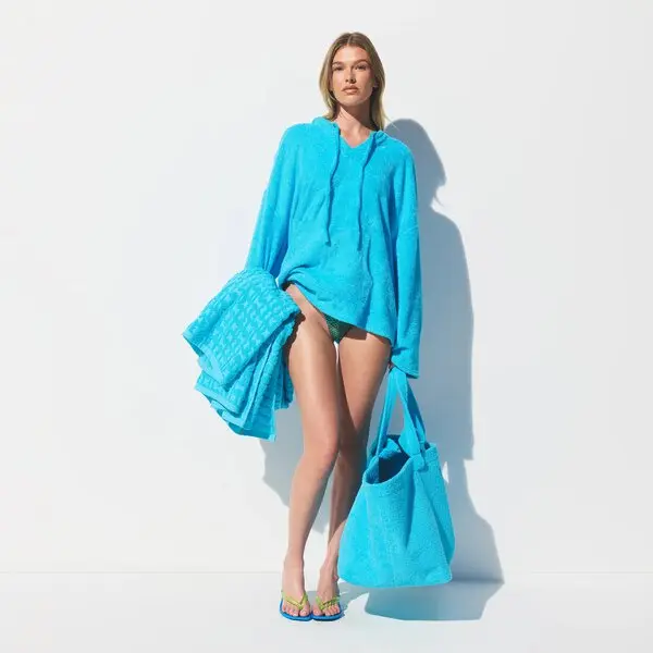 SKIMS Jumbo Terry Tote - Cyan