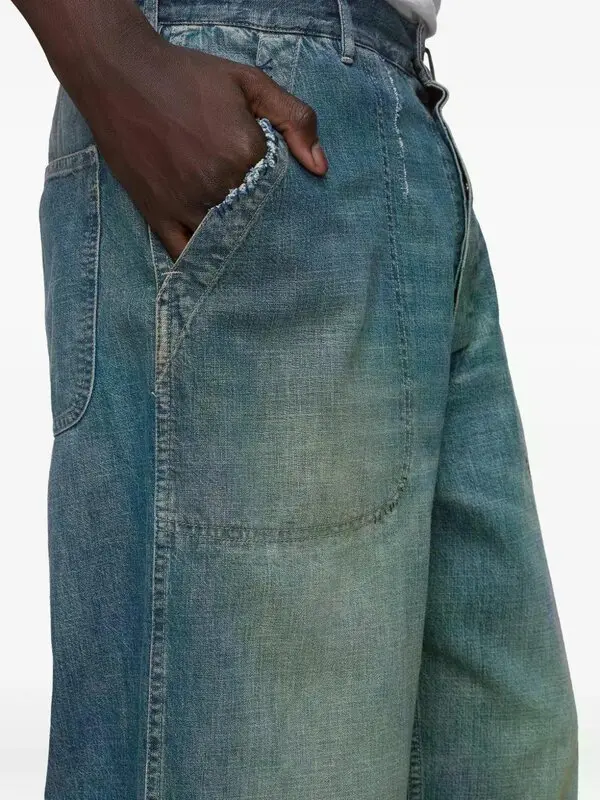 MAISON MARGIELA Patch-pocket Wide-leg Jeans