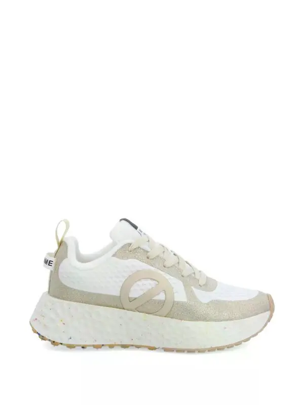 NO NAME Logo Patch Sneakers - White