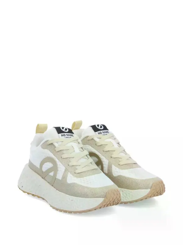 NO NAME Logo Patch Sneakers - White
