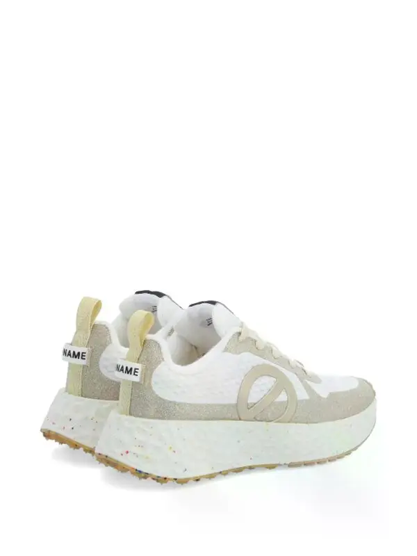 NO NAME Logo Patch Sneakers - White