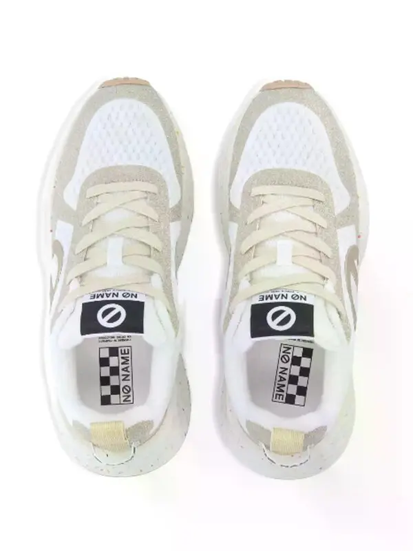 NO NAME Logo Patch Sneakers - White