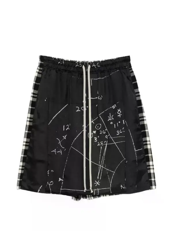Rick Owens Elasticated-waistband Kilt Shorts - Black
