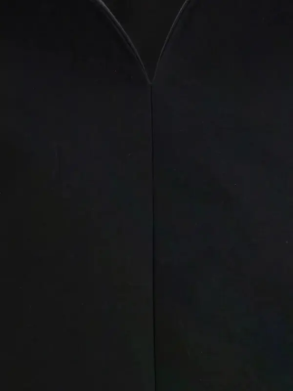 Balenciaga Vareuse V-neck Dress - Black