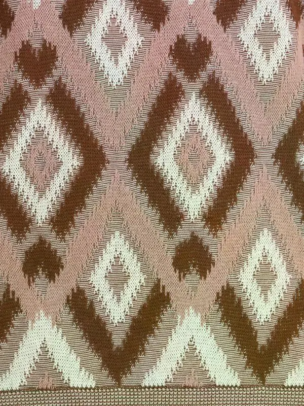 PIACENZA CASHMERE 1733 Patterned Short-sleeve Sweater