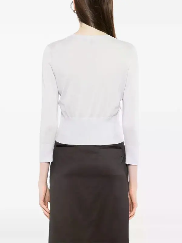 N.peal Cropped Cardigan