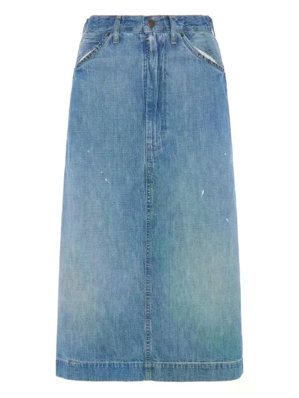 MAISON MARGIELA Midi Denim Skirt