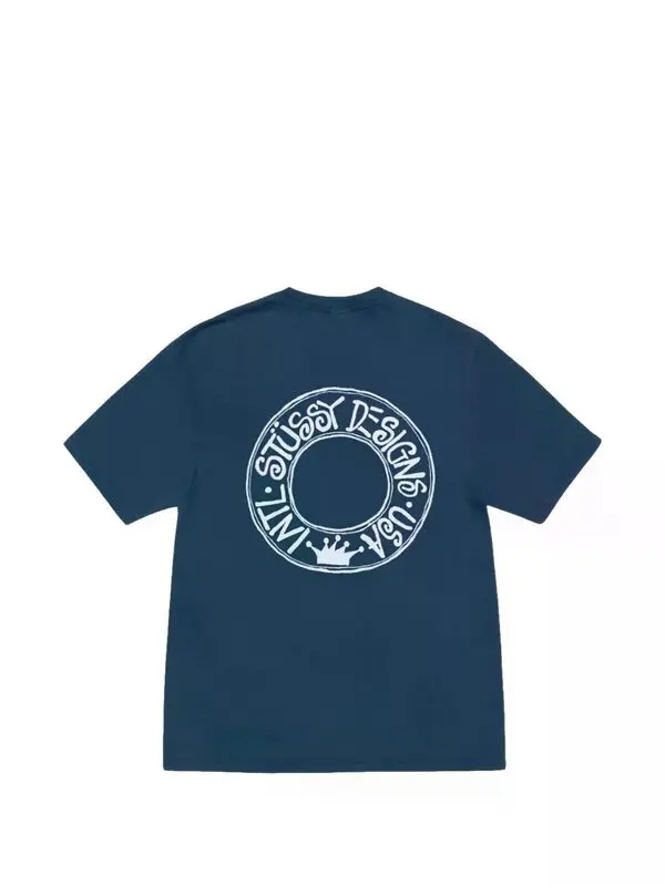 StÜssy Buana Pigment-dyed T-shirt - Blue