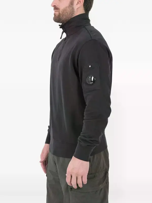 C.P. COMPANY Zip Funnel Neck Sweatshirt